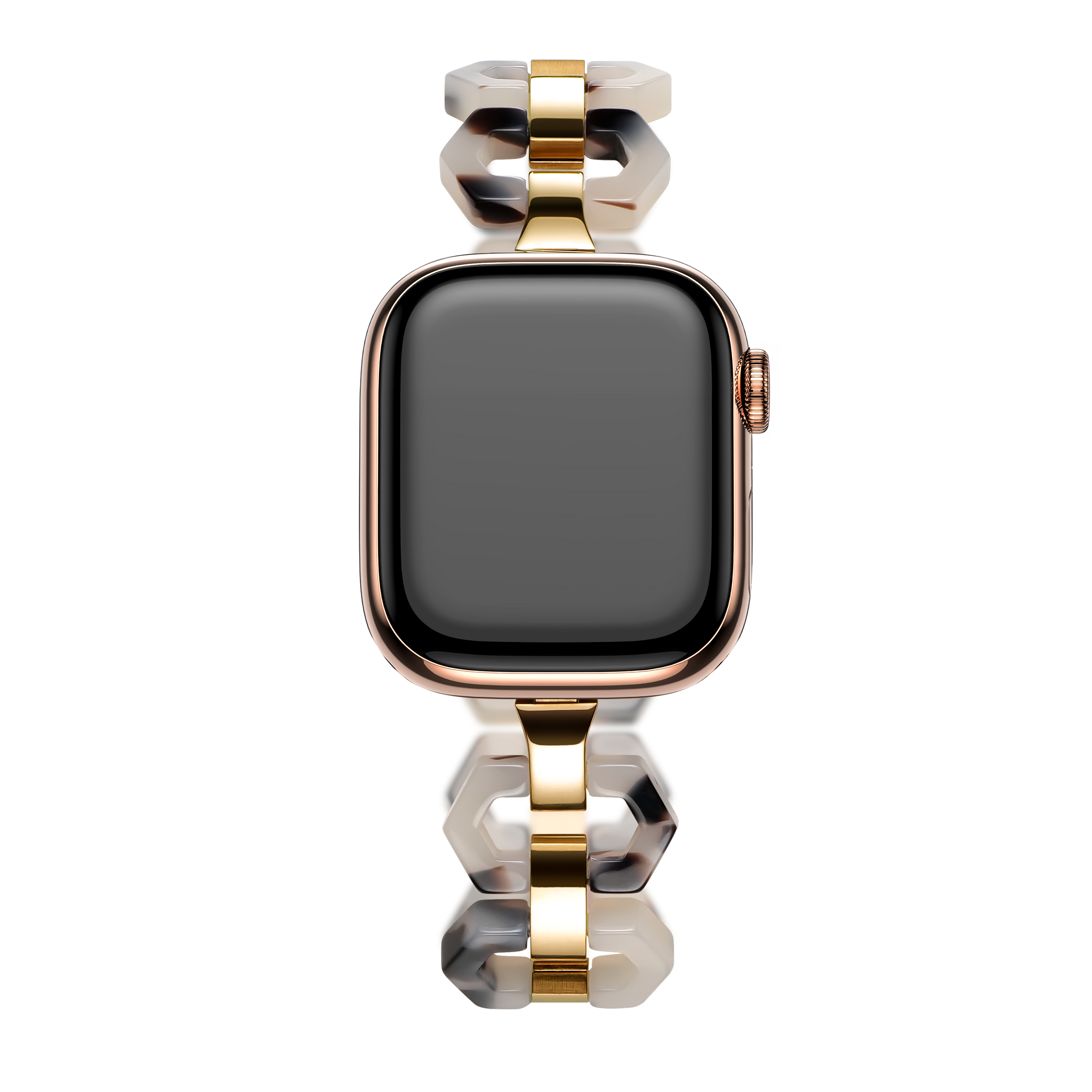 Luximal Smoky Amber Hex-Link Band for Apple Watch